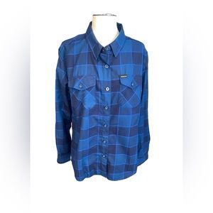 DIXXON | Tops | Dixxon X Snap On Tools Flannel Shirt Womens Blue ...